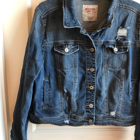 Mossimo Supply Co. | Jackets & Coats | Mossimo Jean Denim Long Sleeve ...